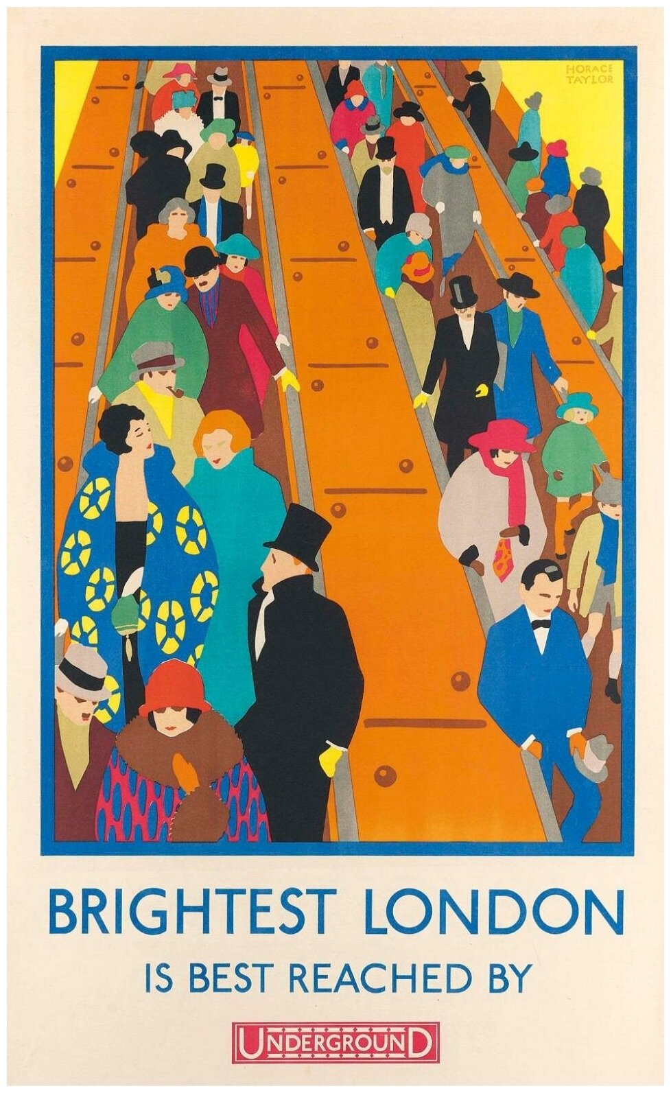 Постер / Плакат / Картина Метро - В Лондон на метро 60х90 см в подарочном тубусе