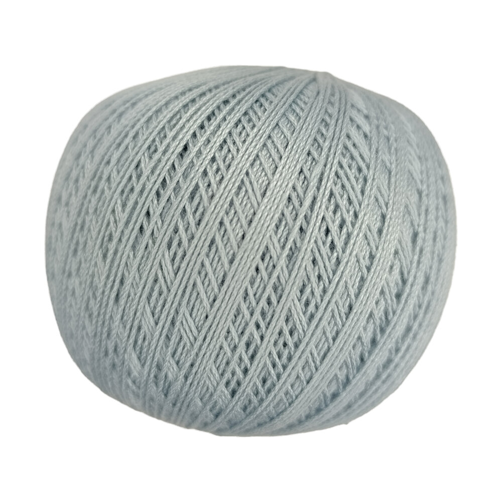 Пряжа для вязания ПНК им. Кирова Роза 7002 светло-серый 50 гр/330 м 100% мерсеризованный хлопок