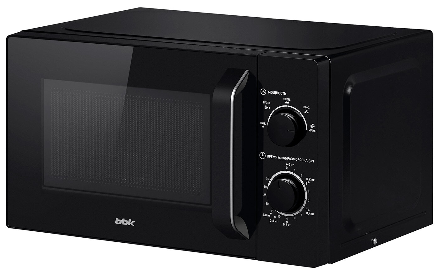 Микроволновая печь - СВЧ BBK 20MWS-760M/B, черный