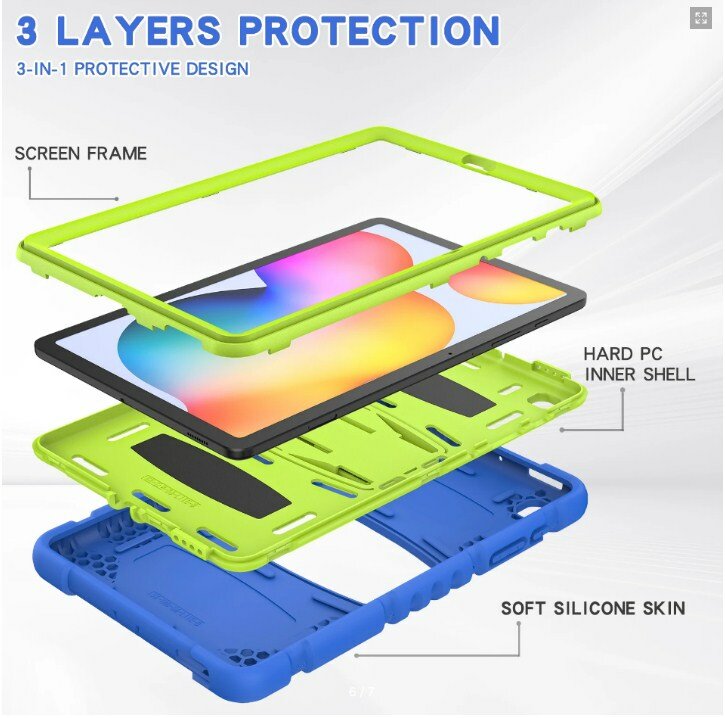 Противоударный чехол-бампер MyPads для планшета из прочного пластика с усиленной защитой углов и необычным экстремальным дизайном для Samsung Galax.