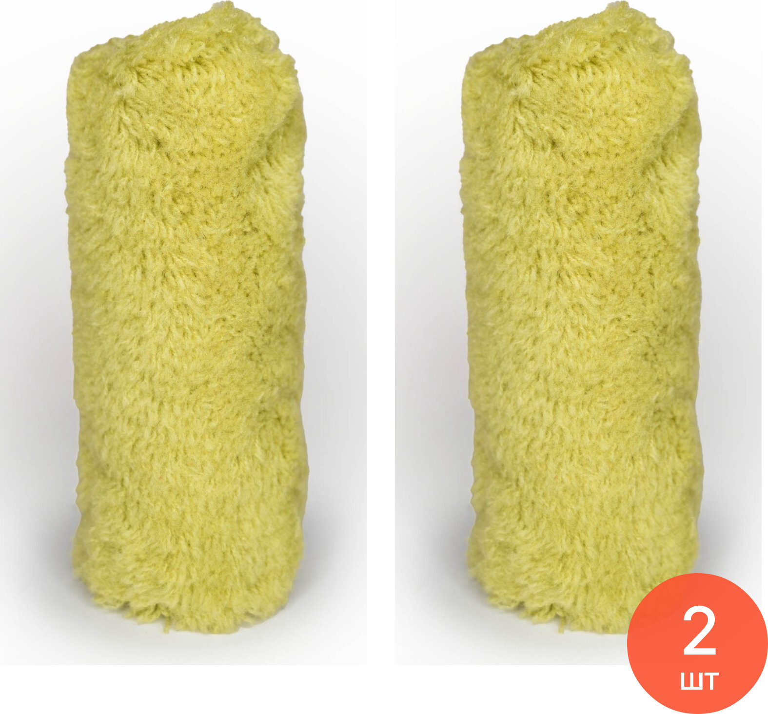 Ролик для валика MIXTON / Микстон бюгельный без ручки из полиакрила, ворс 18мм, диаметр 47мм, длина 180мм / строительство и ремонт (комплект из 2 шт)