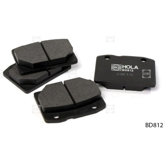 Колодки тормозные передние Hola для LADA 2101-2107, 4 шт, BD812