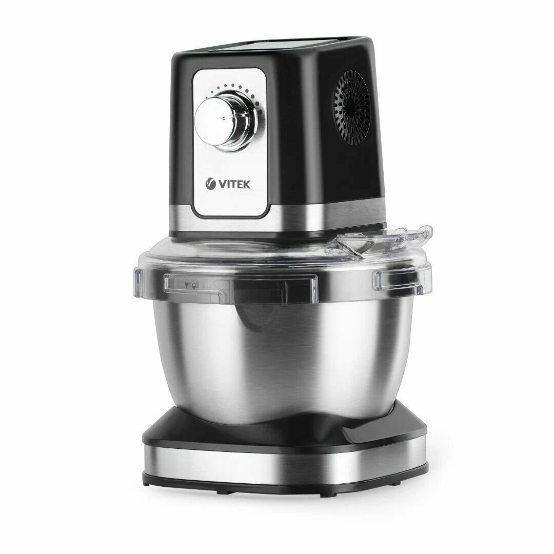 Миксер VITEK VT-1435, серебристый, нержавеющая сталь, 1000 Вт