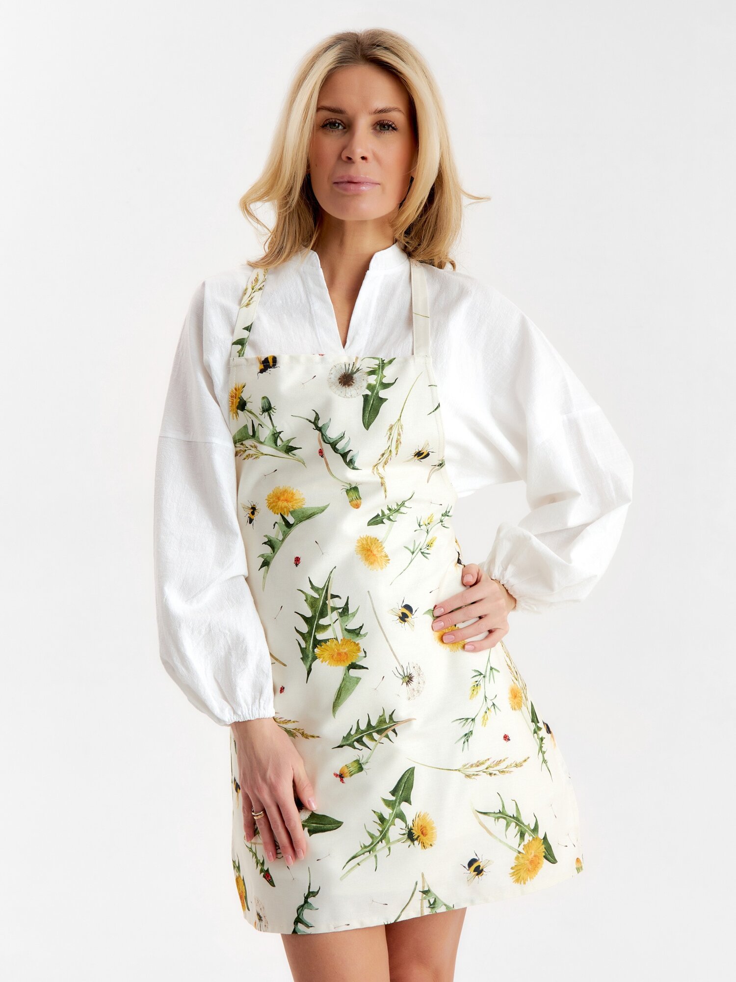 Фартук Этель "Одуванчики", размер 60х70см, хлопок 100%, саржа 178 гр/м2