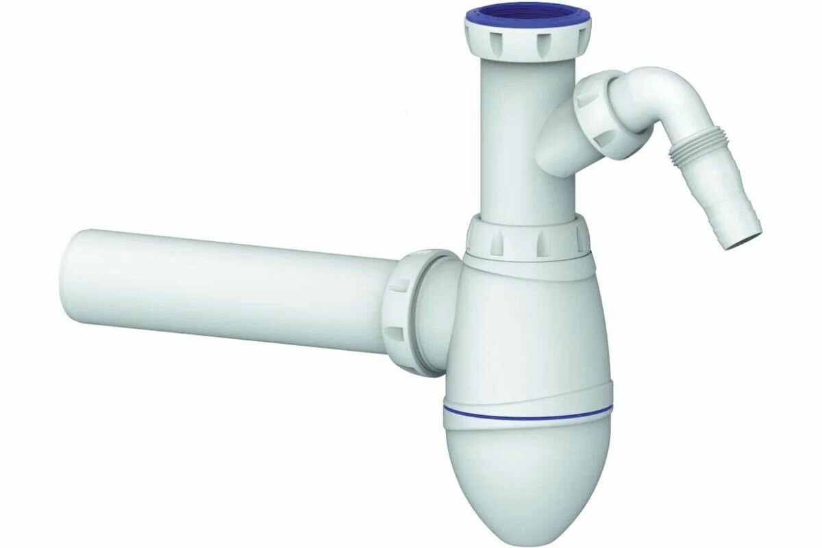 A510V Сифон для тюльпана, умывальник д.40