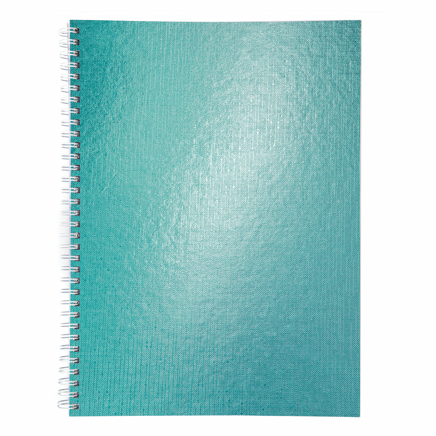 Тетрадь бумвинил А4 96 л, гребень, офсет №1, клетка, "мята Metallic", HATBER, 077199, 96Т4бвВ1гр (цена только за 1 шт.)