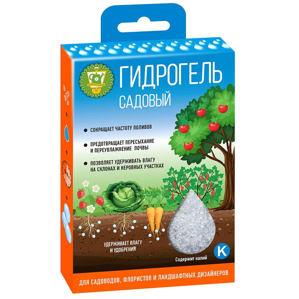 Гидрогель садовый с калием Garden Show 100 г Garden Show 466691