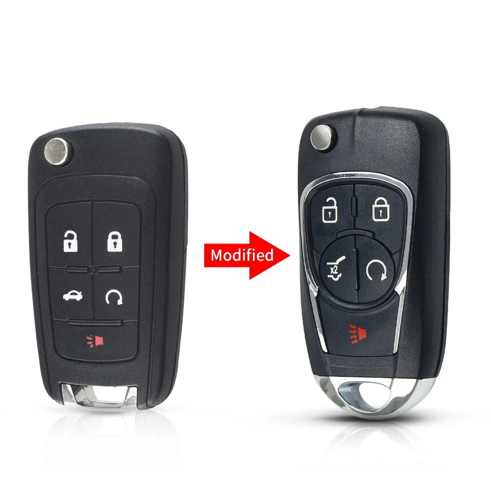 KEYYOU модифицированный для Chevrolet Cruze Buick VAUXHALL OPEL Insignia Astra H J Zafira B C J 2, откидной корпус дистанционного ключа с резаком