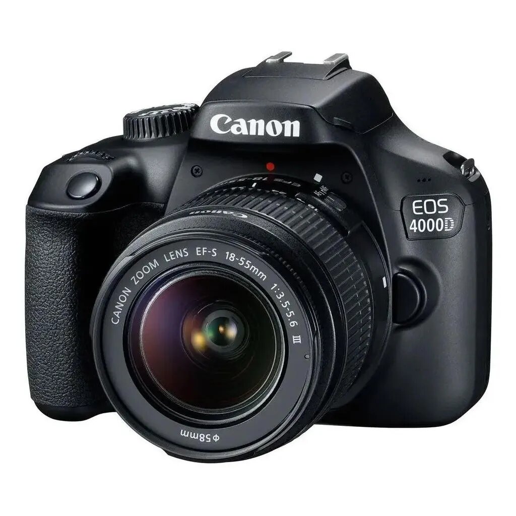 Зеркальный фотоаппарат Canon EOS 4000D kit ( Ef-S 18-55mm f/3.5-5.6), черный