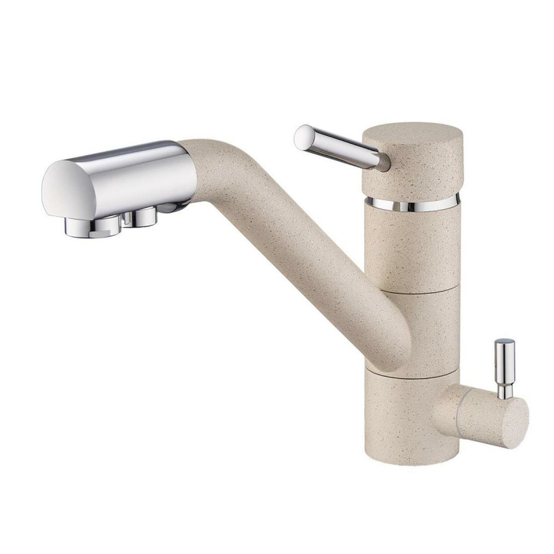 Смеситель EMAR EC-3008, встраиваемый, латунь/гранит, 3008.4 Берилл