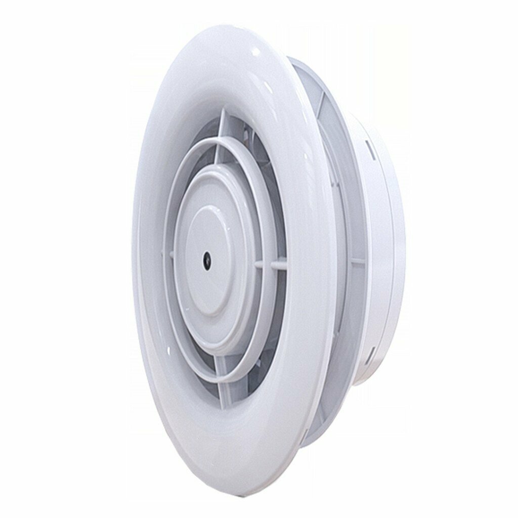 Вентилятор вытяжной настенный, Diadonna, установочный диаметр 100 мм, 1200 Вт, 95 м³/ч, D05-W10