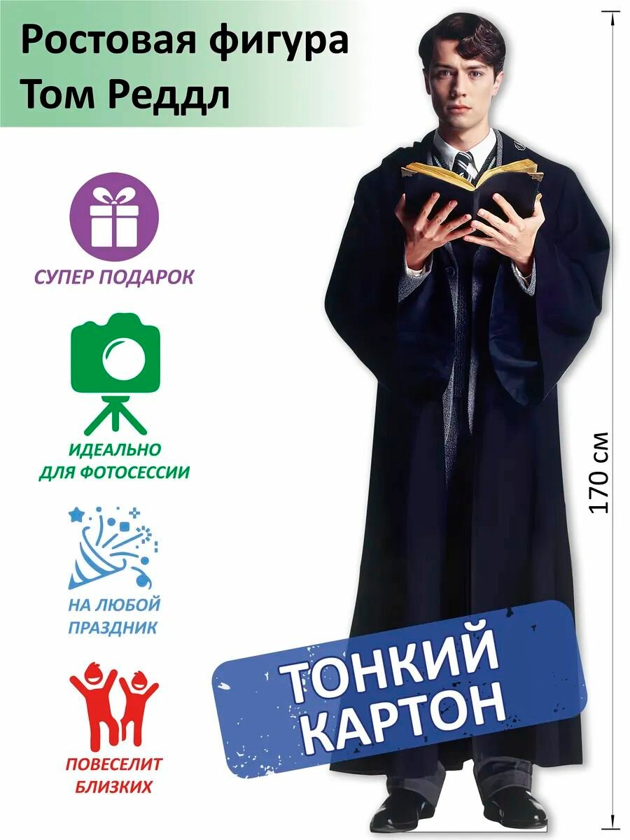 Том Реддл 2 Ростовая фигура, Тонкий картон, (Print100.ru), 170см