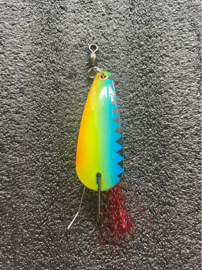 Блесна незацепляйка 12 гр ремесленое производство, на щуку, судака, окуня, отлично работает по хищнику.