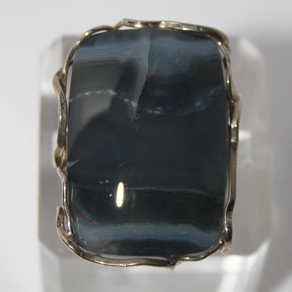 Кольцо, агат