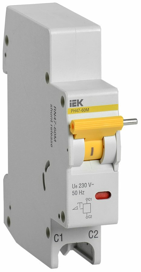 IEK KARAT Расцепитель независ. РН47-60М на DIN-рейку для ВА47-60M, MVA31D-RN-1