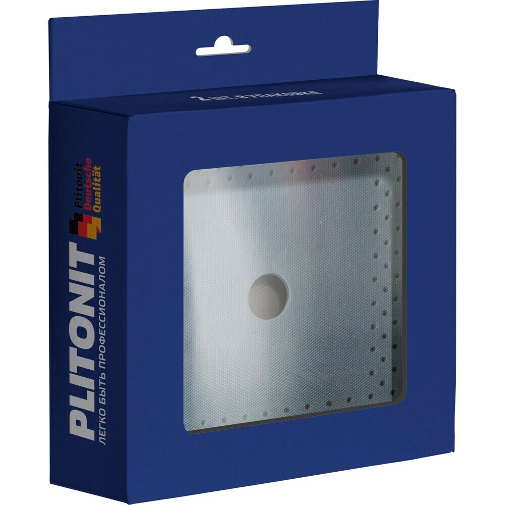 Манжета гидроизоляционная настенная Plitonit d15 мм 120х120 мм (2 шт.)