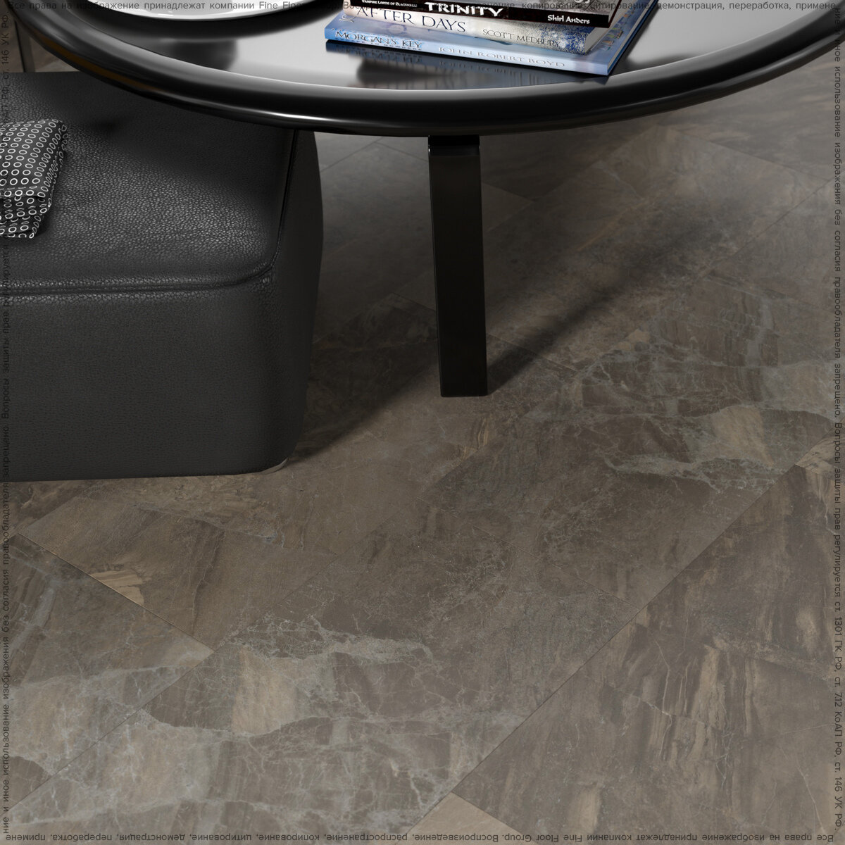 Кварц-виниловый ламинат Fast Floor STONE Хибины FST-209 NEW, 34 класс, 4 мм, замковый