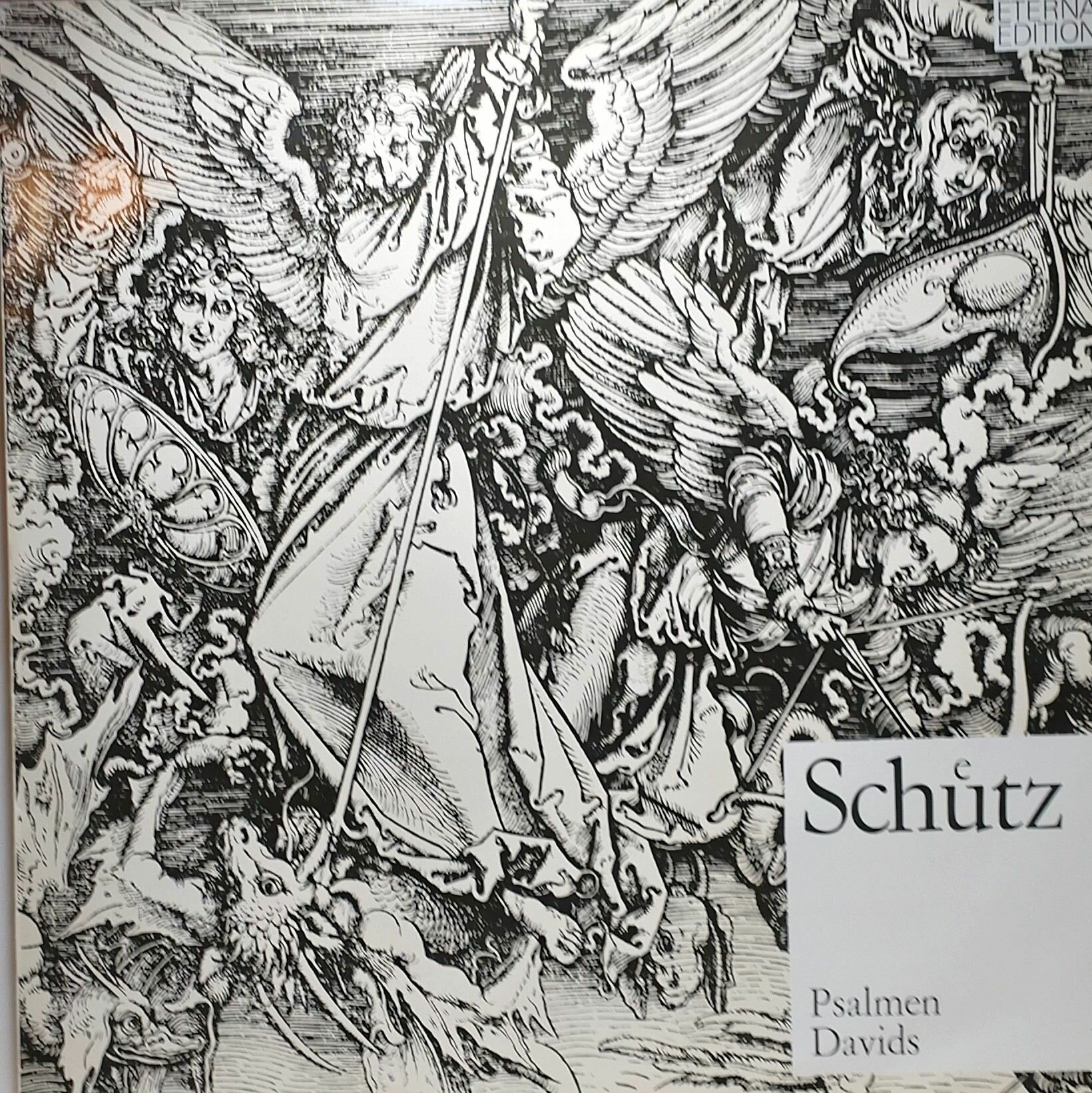 Heinrich Schutz, Rudolf Mauersberger - Psalmen Davids 1 (1LP ETERNA, ГДР 1973, M/NM)