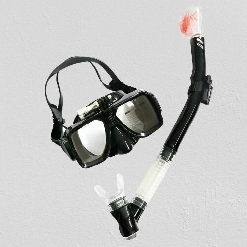 Маска для дайвинга с трубкой и креплением для экшен камеры GoPro