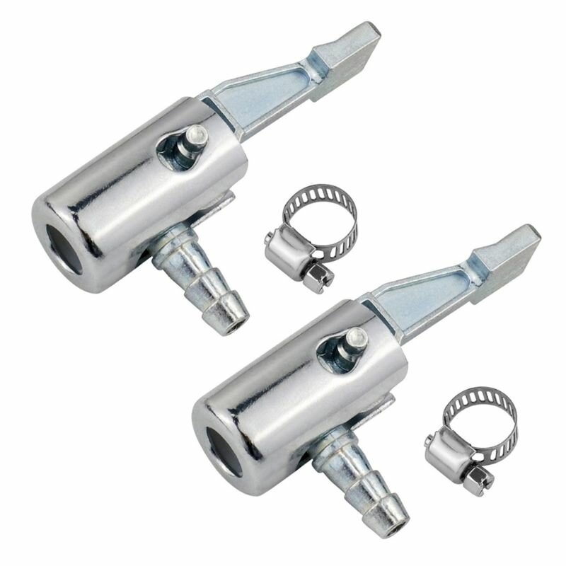 (1 комплект) Переходники для компрессора с хомутами - 2 шт.