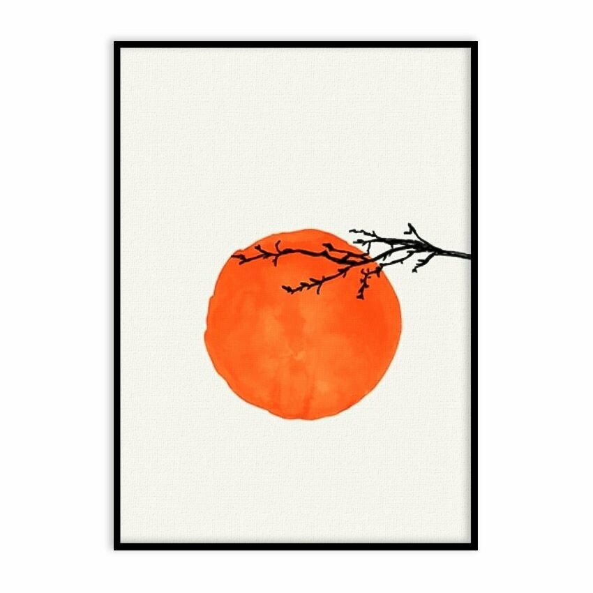 Постер на холсте в рамке Природа №309, 50х70 см