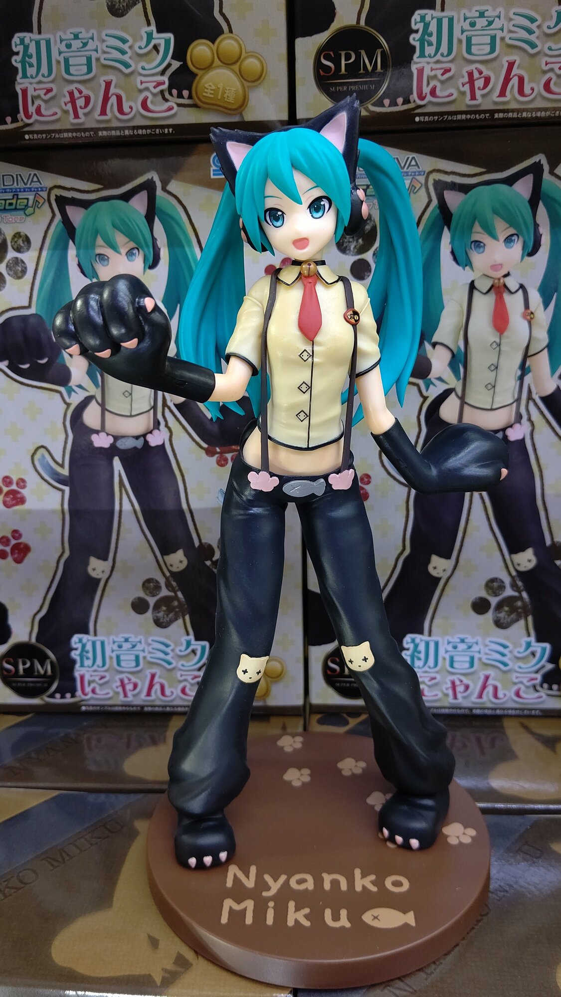 Аниме Фигурка/SEGA SPM-Project DIVA Хаунэ Мику(Котенок),230mm