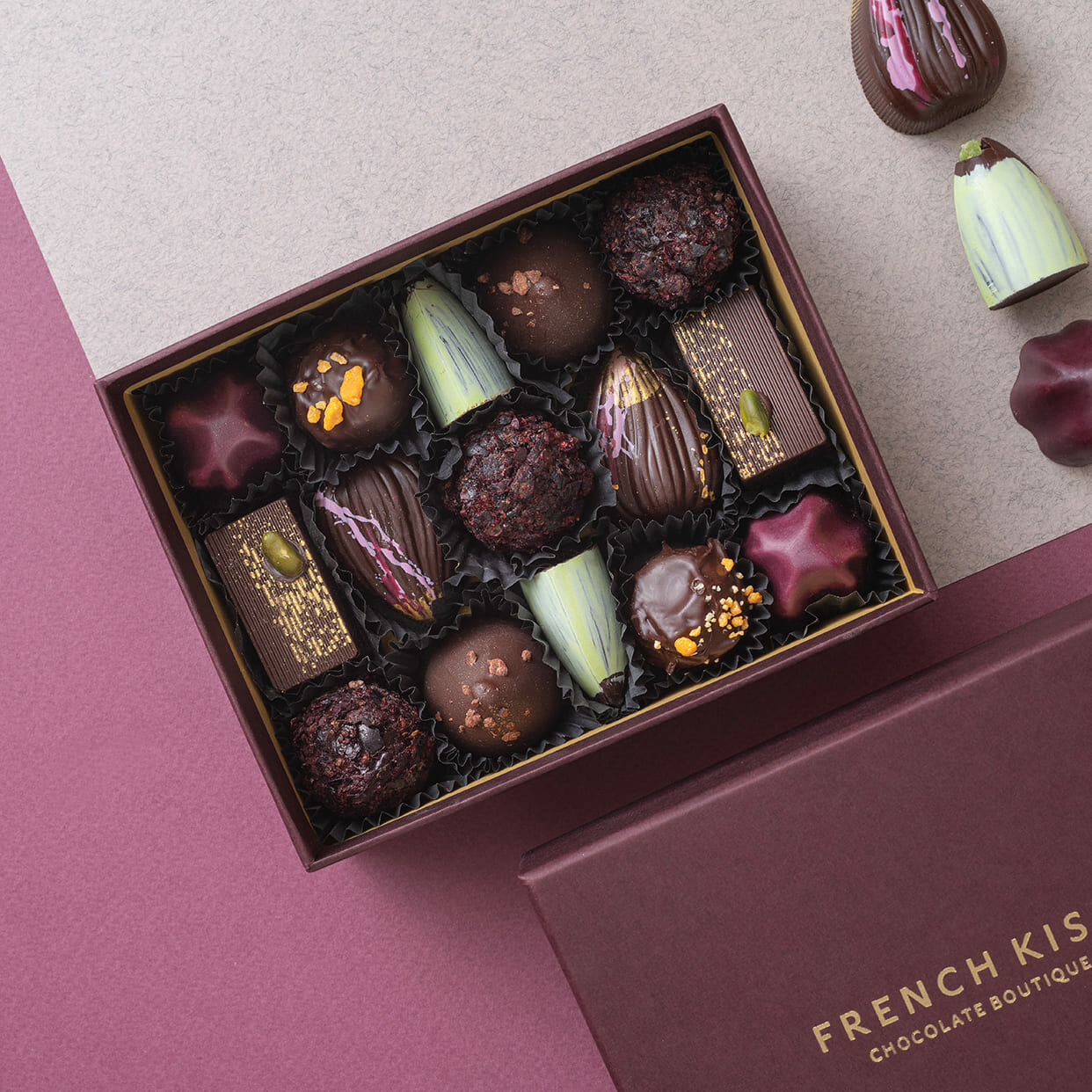 Подарочный шоколадный набор конфет Frenchkiss, Марсала, конфеты ручной работы