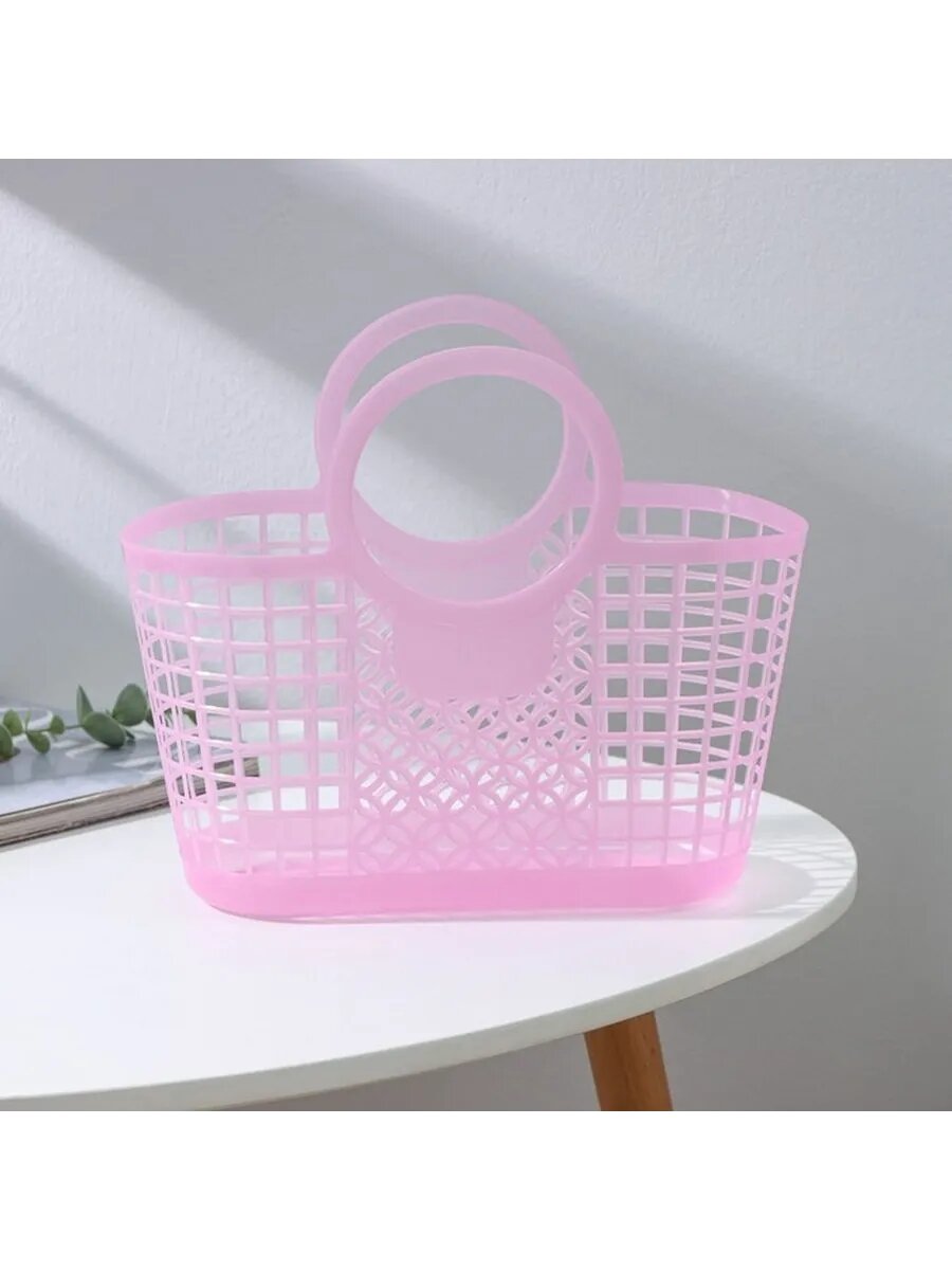 Яркая декоративная корзина для хранения