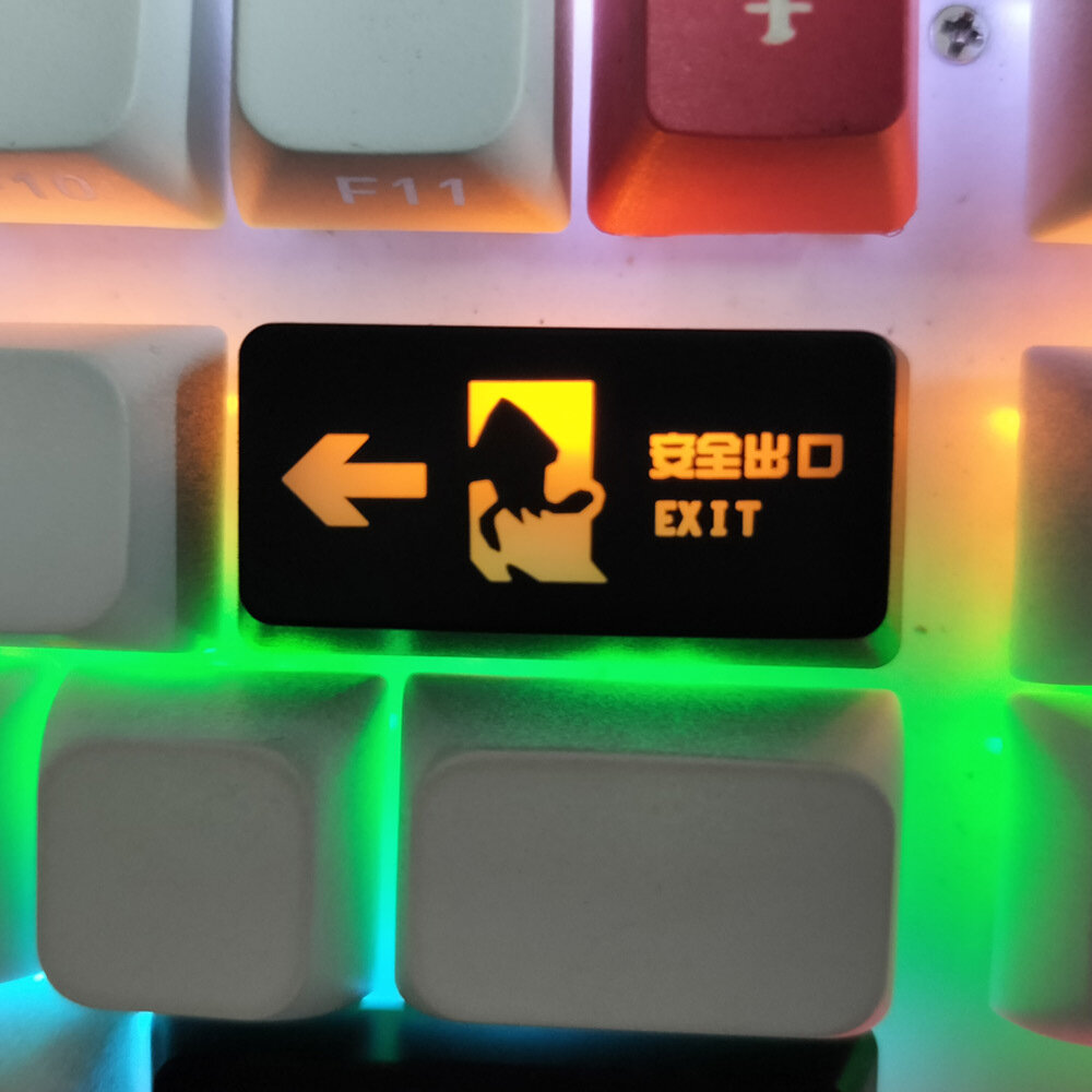 ABS материал прозрачный пиксель любовь esc wasd клавиши со стрелками персонализированная механическая клавиатура mx