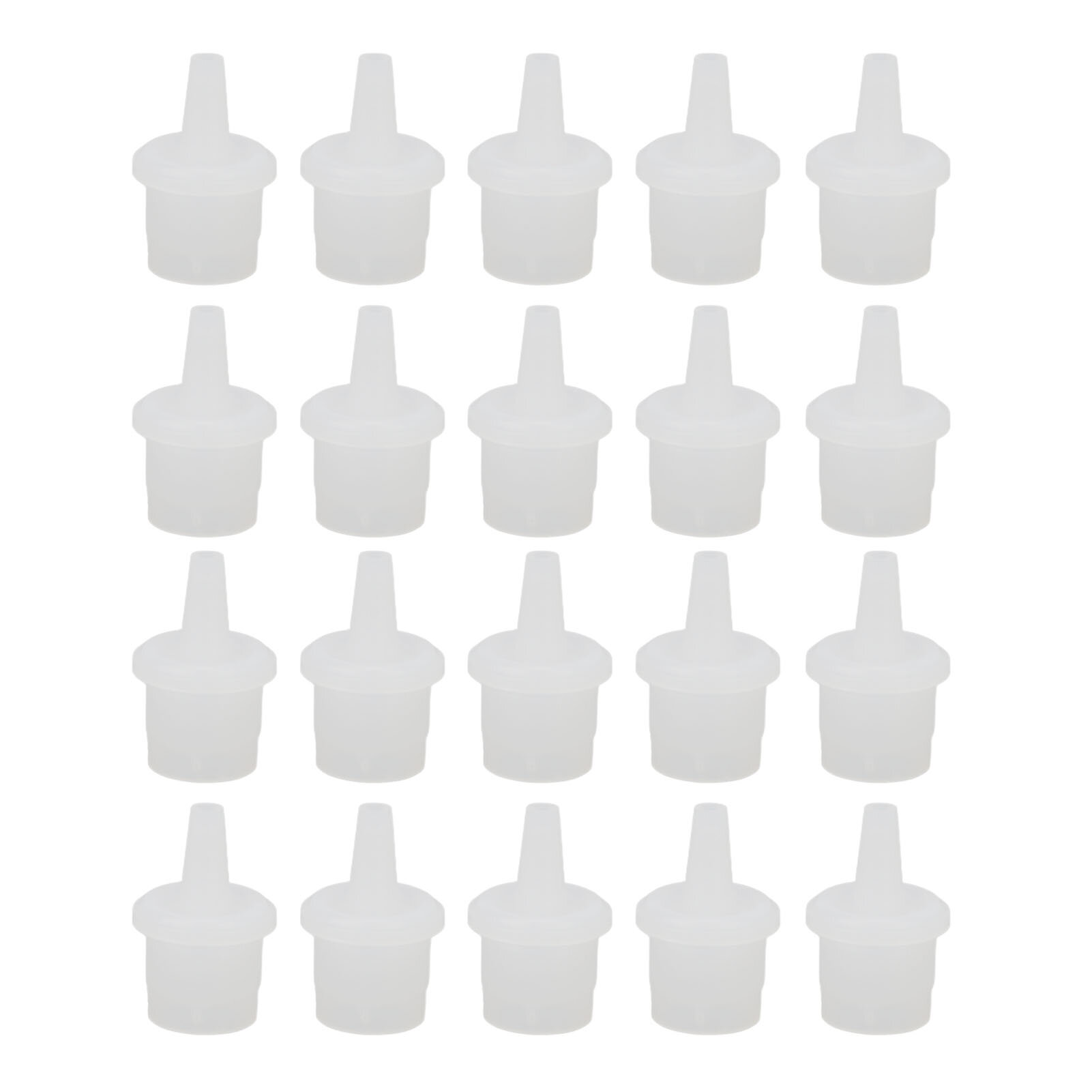 20 шт. насадки для бутылочки с клеем для ресниц, ABS, глянцевый, для наращивания ресниц, сменная насадка для пигмента