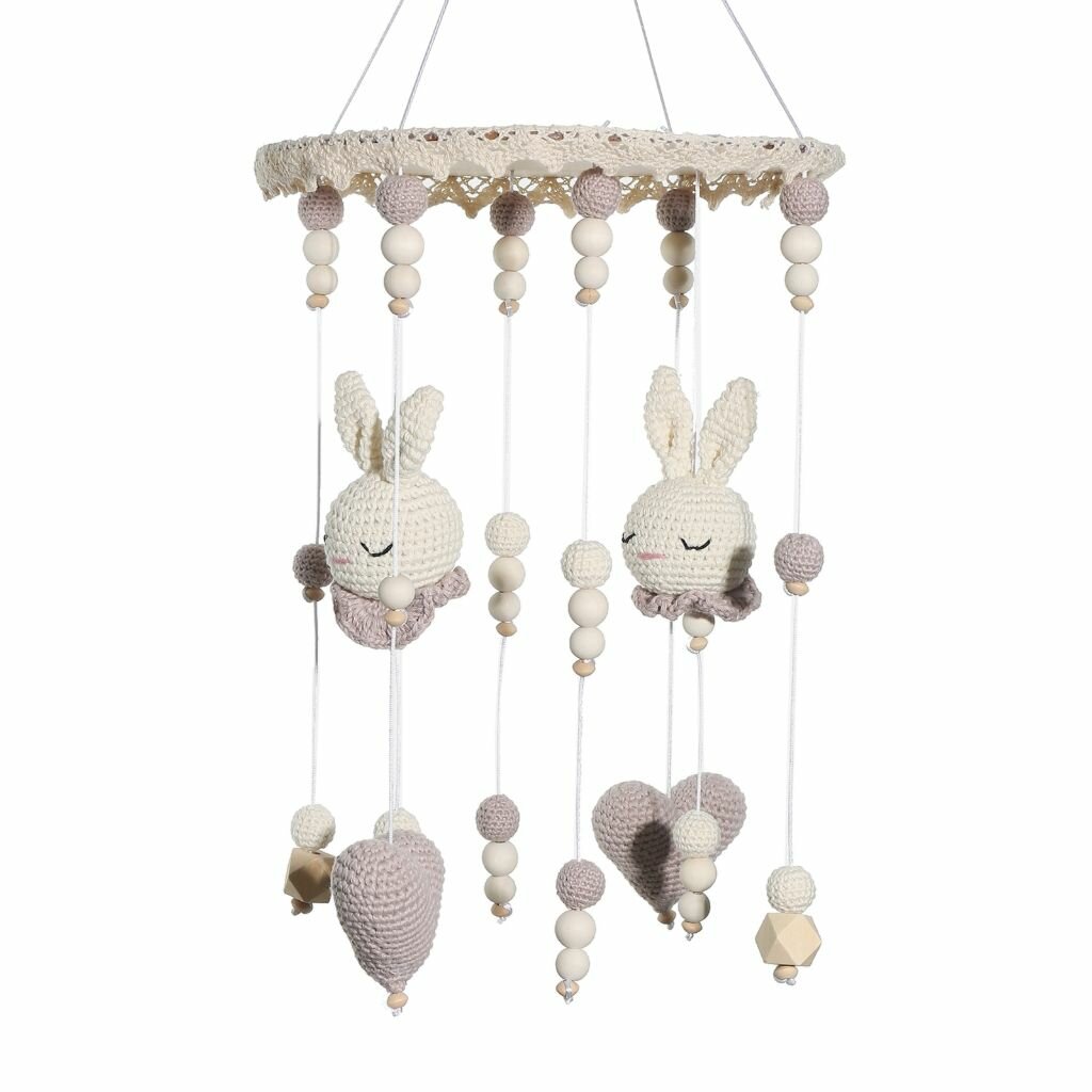 Детские игрушки, Подвеска для кроватки из серии с кроликом W29-258