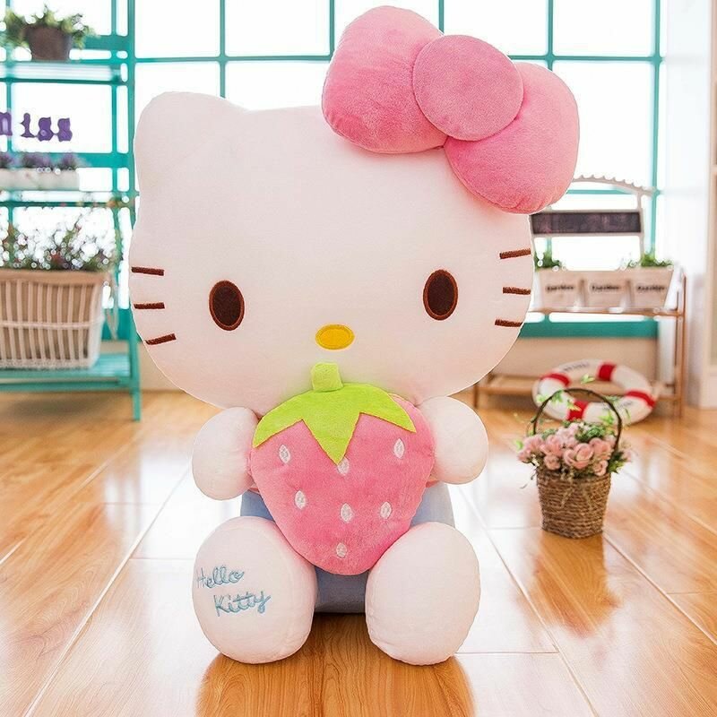 Мягкая игрушка кот Привет китти / Hello kitty Sanrio Мультик мягкие игрушки Санрио