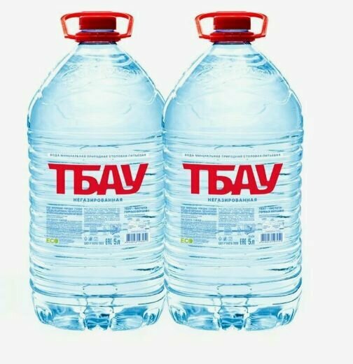 Вода питьевая Тбау 5л негазированная (упаковка 2 шт.)