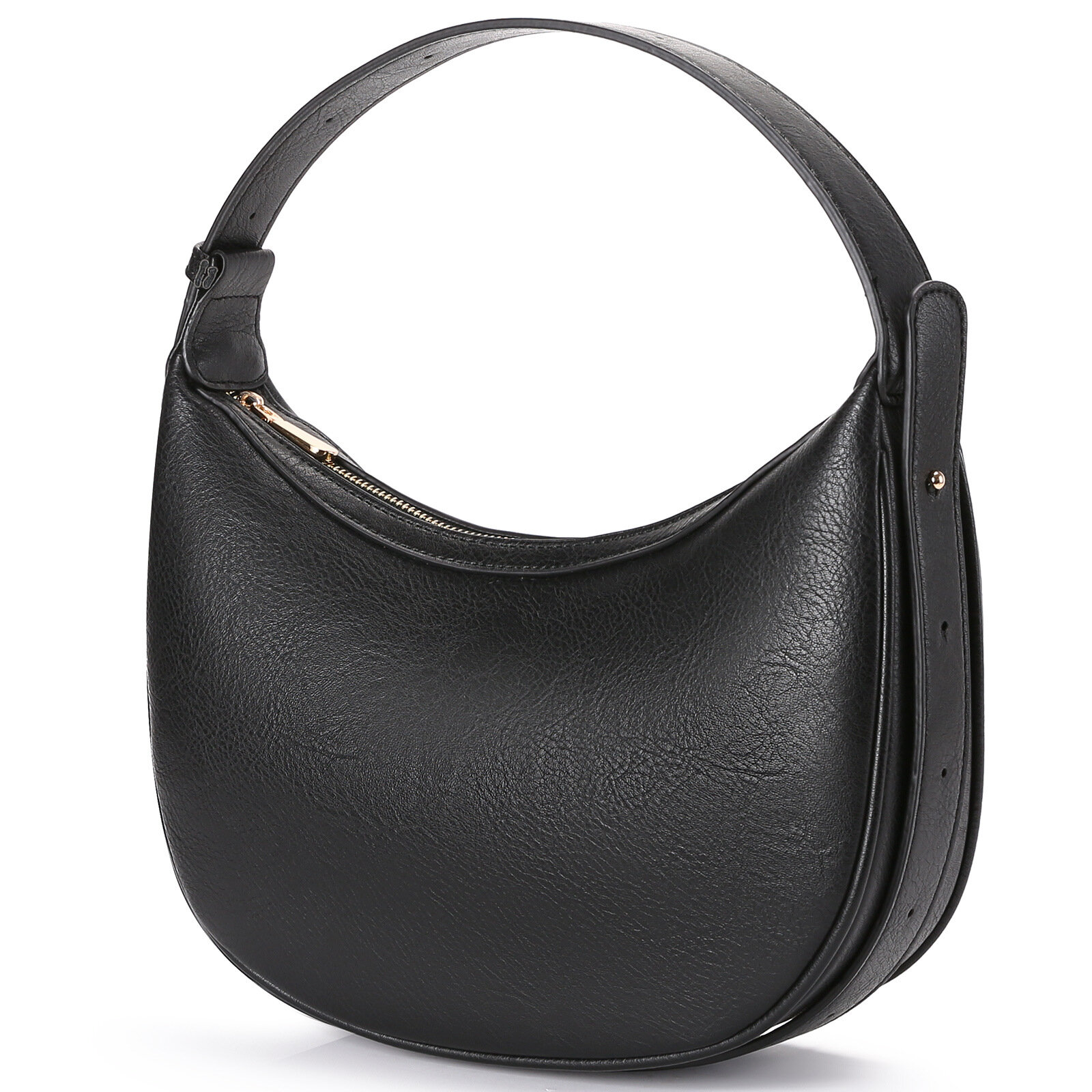 9948: женская кожаная сумка-полумесяц в стиле мадмуазель (эксклюзив для России)