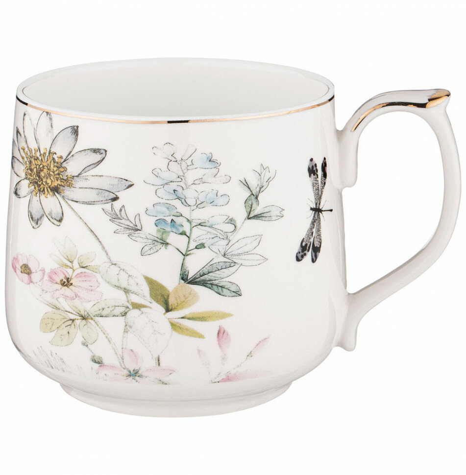 Кружка 470 мл LEFARD "стрекоза" / 233123