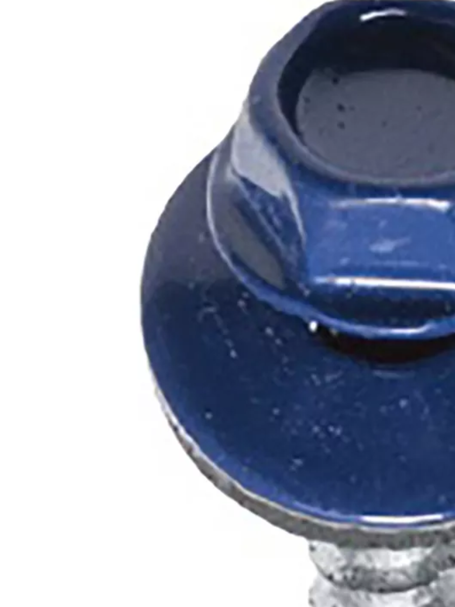 Саморез кровельный KPcZP 4,8-1,6х19 мм. ультрамарин ZN3, (уп. 250 шт), Tech-Krep ультрамарин