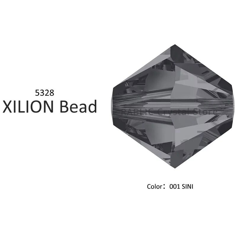 XILION Bead 5328, Crystal 001 SINI, 3mmX24Piece