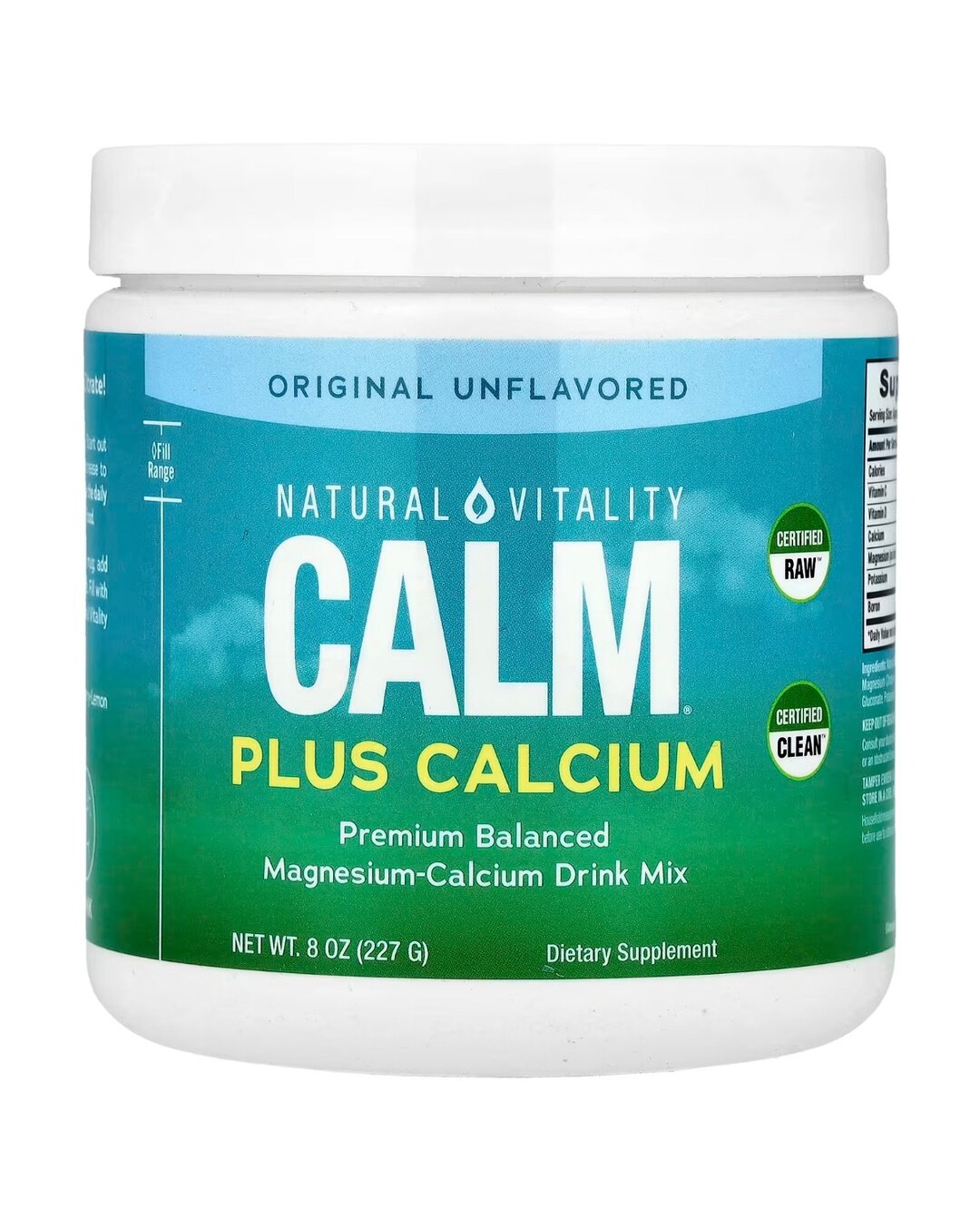 Natural Vitality CALM анти стресс смесь с магнием и кальцием 226 гр