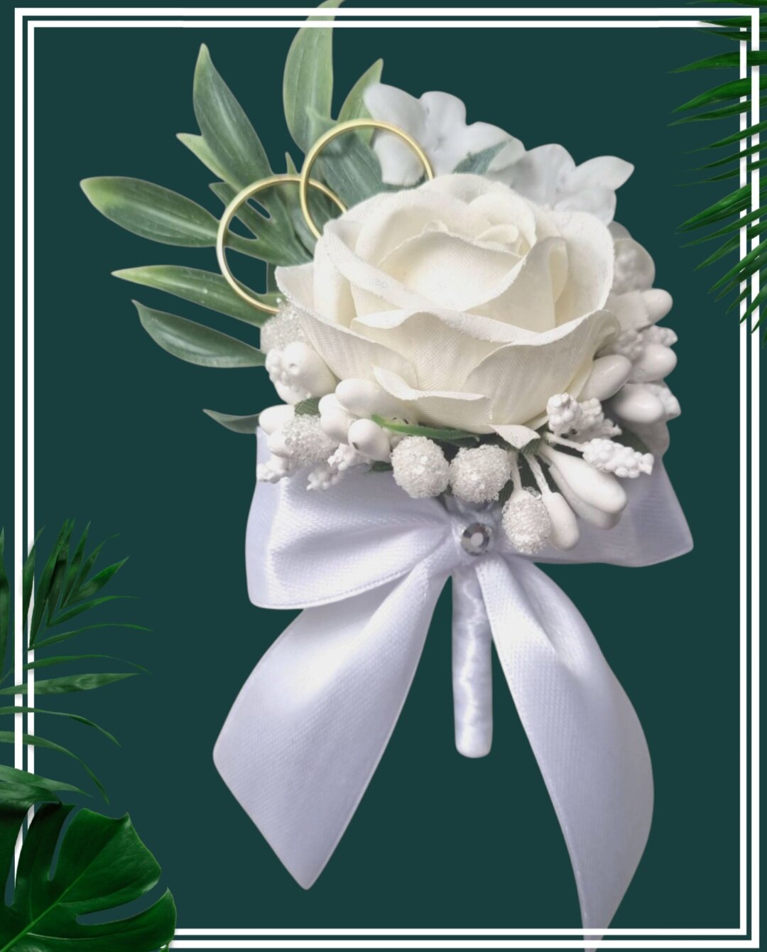 Бутоньерка для жениха или свидетеля