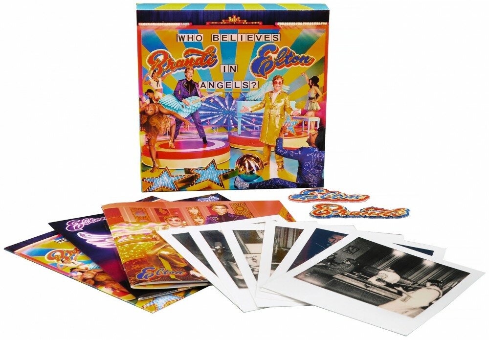 John, Elton; Carlile, Brandi. Who Believes In Angels? (Deluxe) (DVD + CD) (2025 год, СД диск, ДВД диск, Коробка)