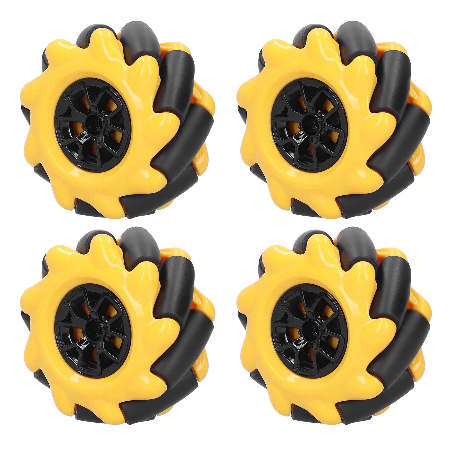 Mecanum Wheel Всенаправленный Умный Робот Автомобильные Запчасти Аксессуары DIY Игрушечные Компоненты 60 мм (2 Пары)