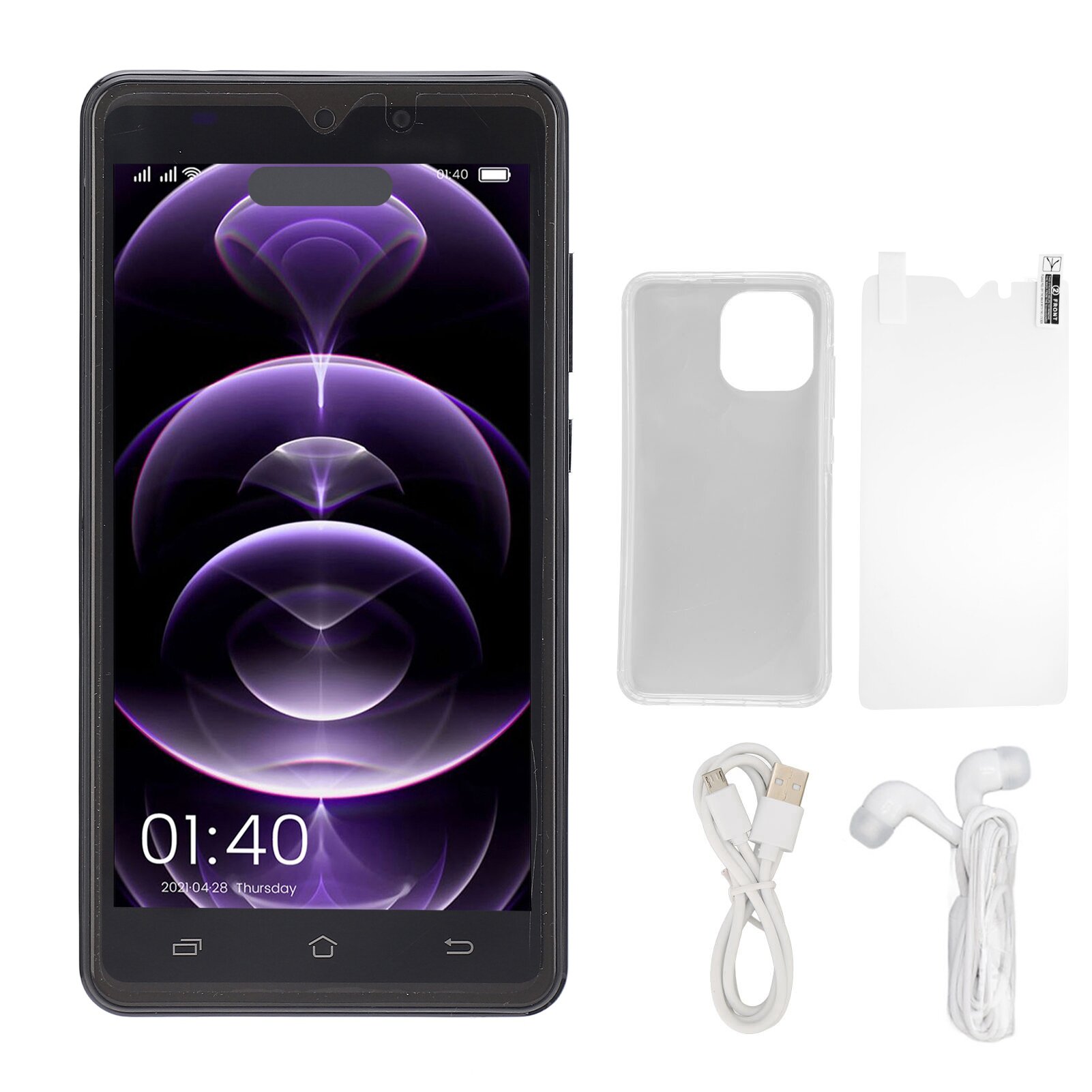 IP13 Pro 5,5-дюймовый HD-экран, мобильный телефон, две карты Micro SIM, двойной режим ожидания, ультратонкий смартфон с GPS, распознаванием лиц, ОЗУ 2 ГБ, ПЗУ 32 ГБ