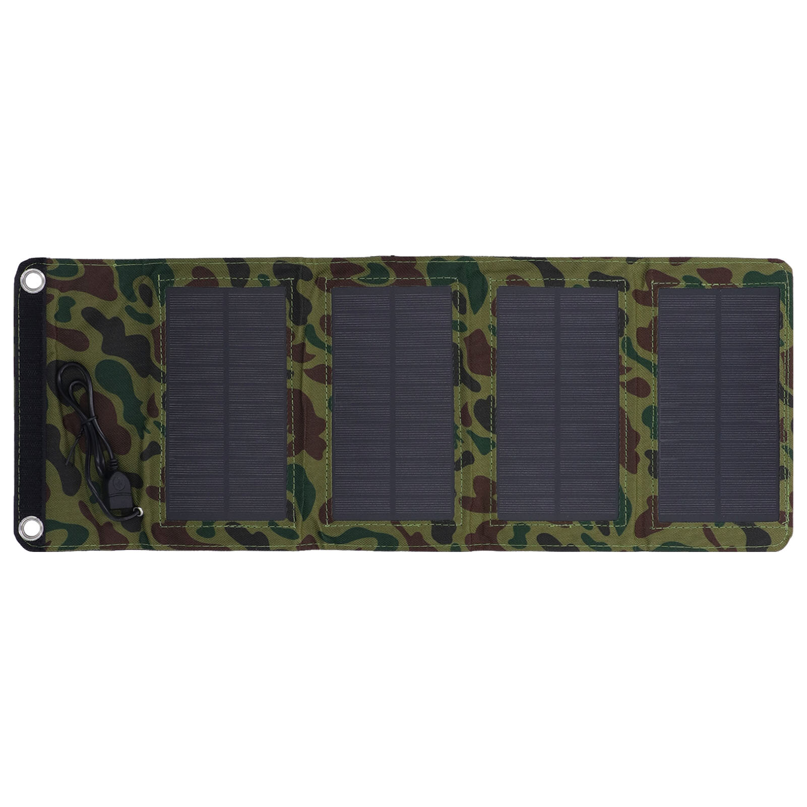 7W Солнечное Зарядное Устройство Камуфляж Высокоэффективное USB 5.5V 1290MA Панель для Туризма Телеф