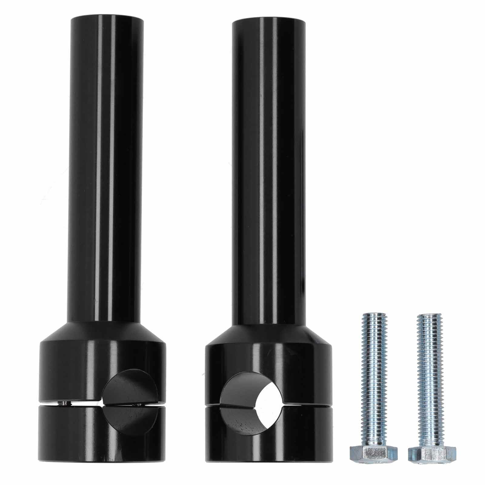 Комплект адаптеров для подъема руля 25 мм, черный алюминиевый сплав, модификация мотоцикла, 2 шт. зажим для крепления руля