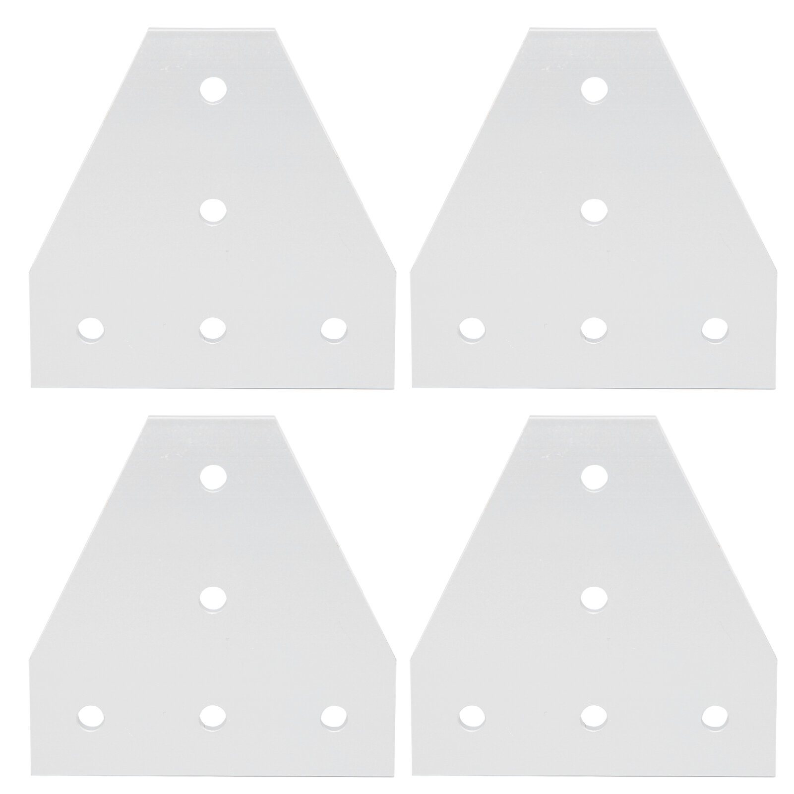 203040 Т-образная соединительная пластина из алюминиевого сплава, 5-отверстийный соединительный кронштейн для алюминиевого профиля 3030T