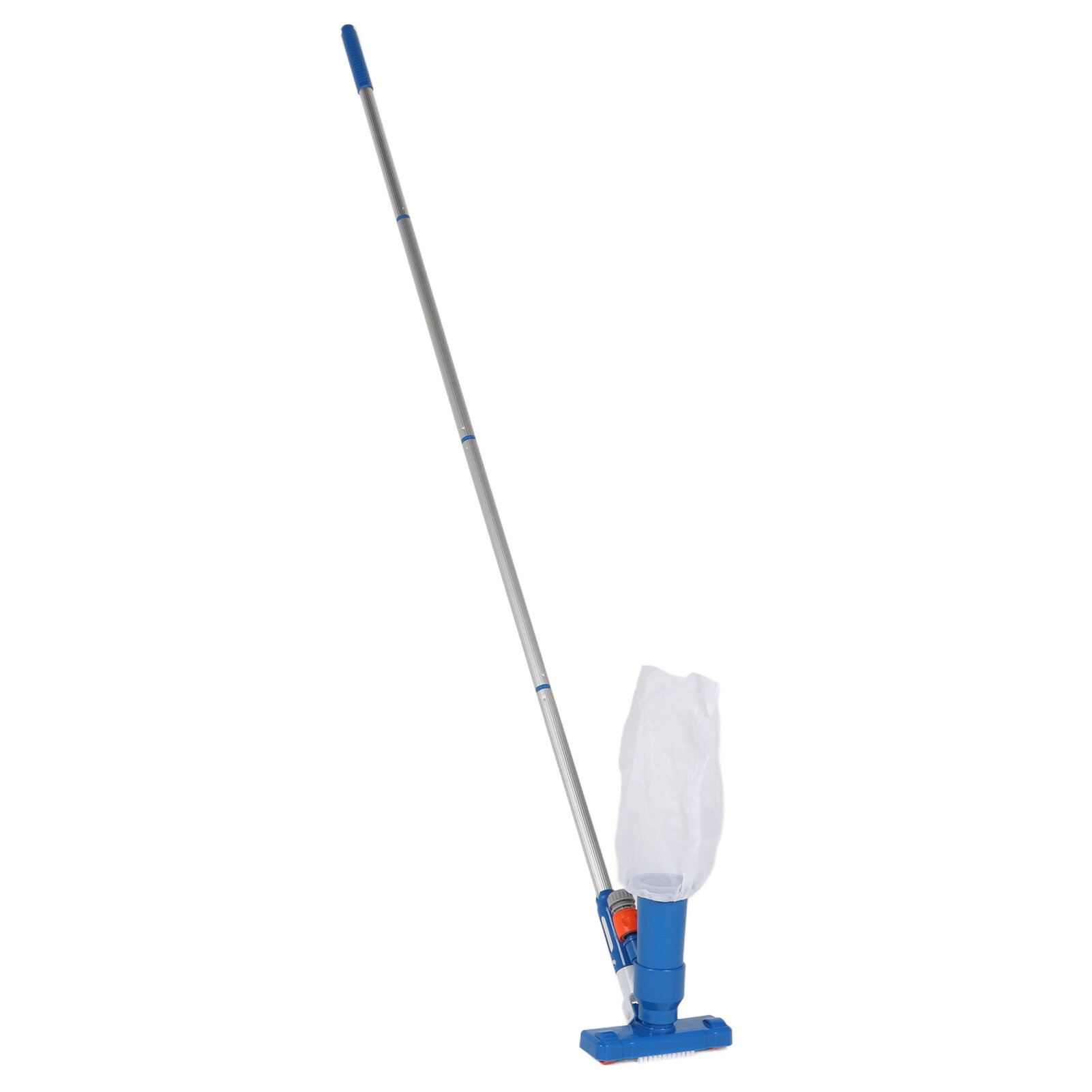 Портативный пылесос для бассейна с 4-секционными опорами, набор для подводного очистки для гидромассажной ванны, пруда, фонтана, вилка европейского стандарта