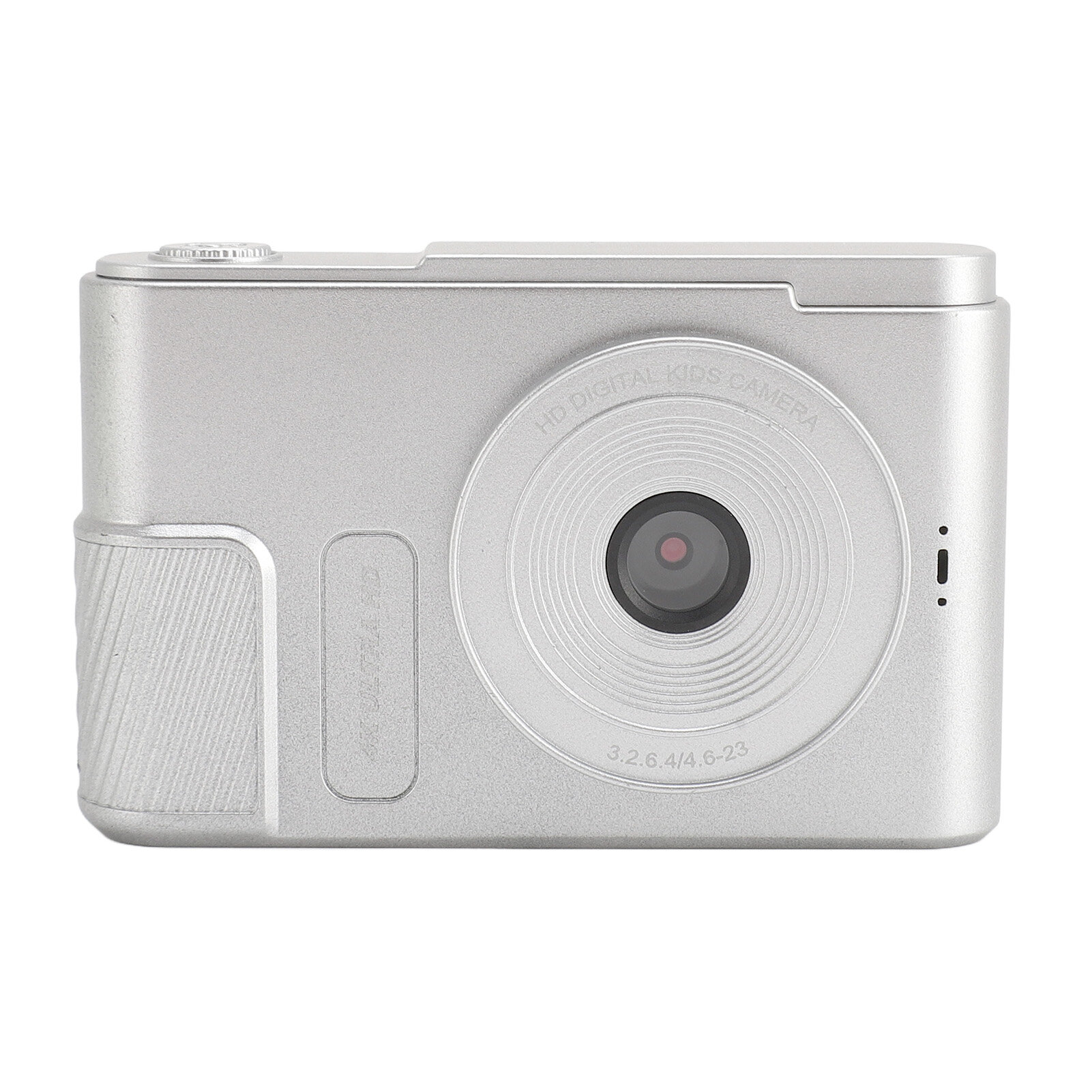 Цифровой фотоаппарат 48MP 4K 16x Цифровой зум 2.4 дюймовый экран Портативный Компактный фотоаппарат для детей Студентов Влога Серебристый