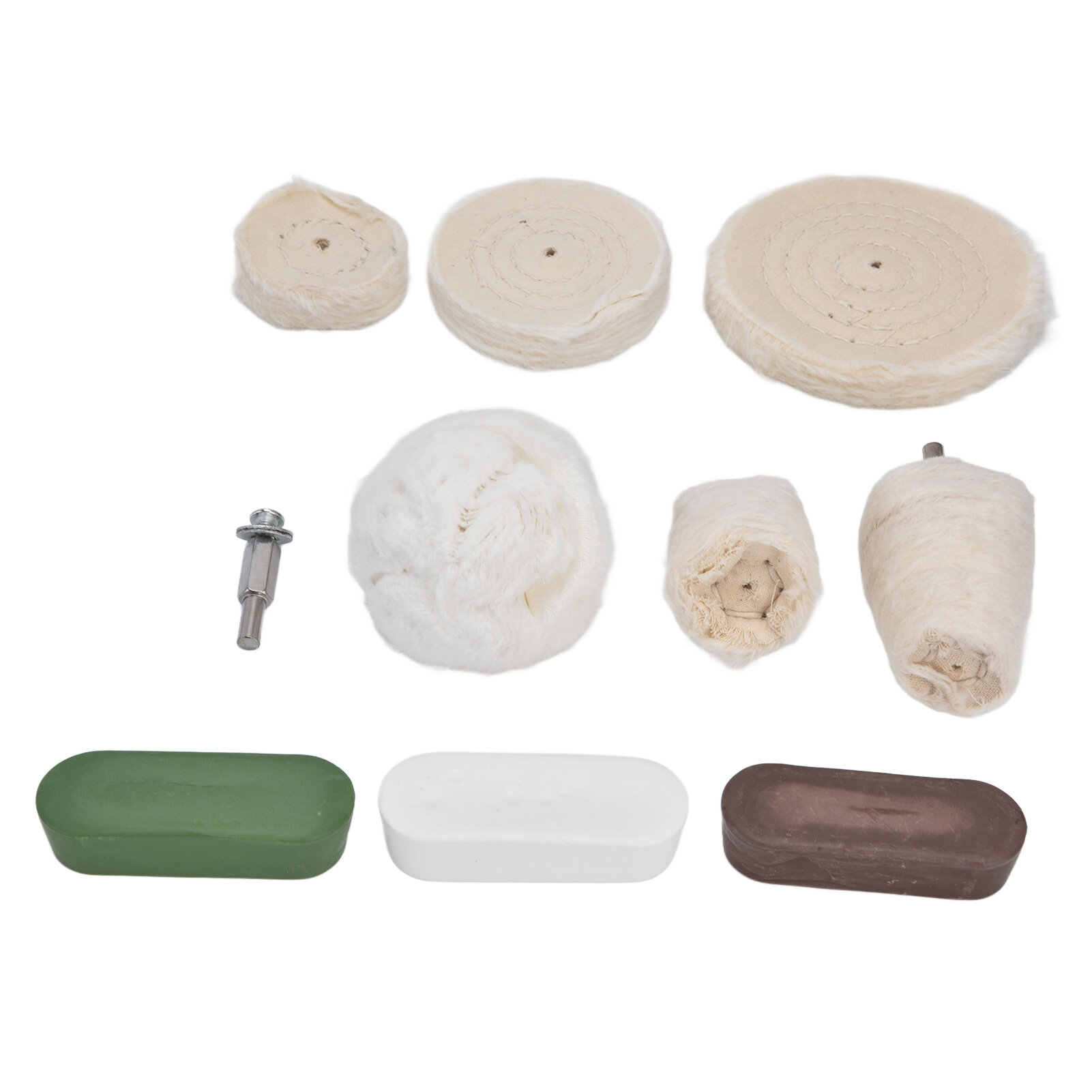 10 шт. Полировальные круги из фланели