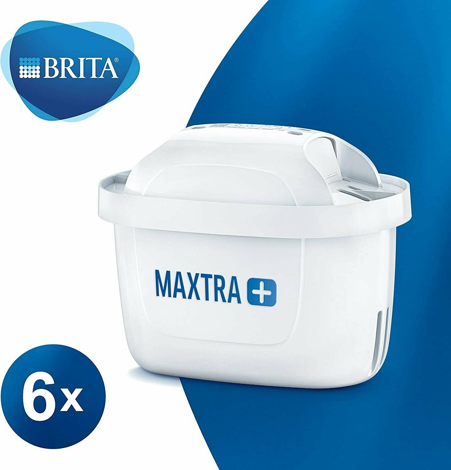 Сменный фильтр для воды BRITA MAXTRA+, 6 шт, белый