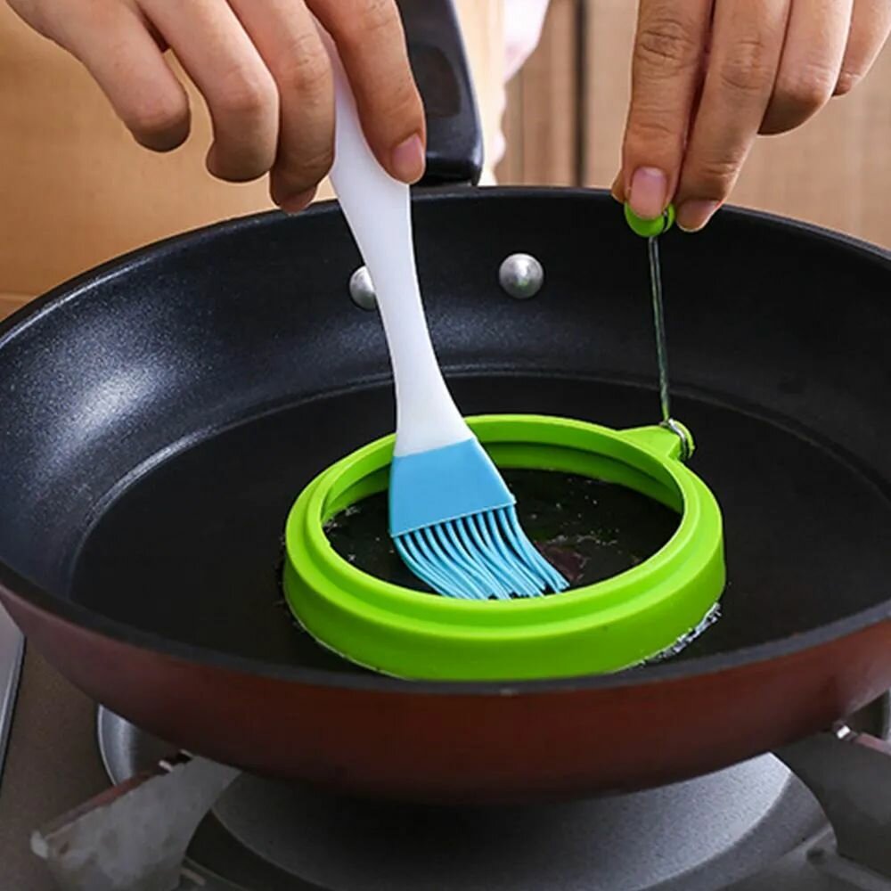 4 шт, Форма для яичницы силиконовая, Форма силиконовая для яичницы круглая